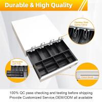 China High Security Cash Box Drawer Sturdy Restaurant Cash Drawer With Multiple Compartments for sale