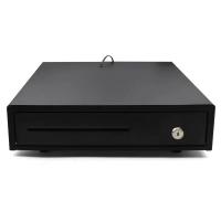 China Rust Proof Heavy Duty Cash Box Black White Money Storage Box With Multiple Layers for sale