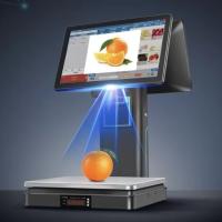 China Vision Recognition PC Scale Intelligent Algorithm Touch Screen Scale For Supermarket Fresh Produce for sale