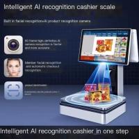 China All In One AI Weighing Scale 15kg AI Food Scales 4GB For Deli Fruit And Fresh Food for sale
