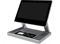 China Wall Mounted Self Service POS System 1366*768 Fingerprint Identification Device For Pre Job Attendance for sale