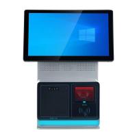 China Restaurant Supermarket Self Service Solution 15.6 Inch Capacitive Touch Unmanned Scan Code Ordering POS Machine for sale