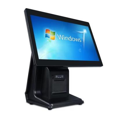 China 15.6 Inch Capacitive Touch Screen Unmanned Intelligent Scan Code Ordering POS Machine For Restaurant And Grocery Supermarket for sale