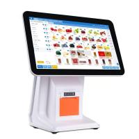China 15.6 Inch Capacitive Touch Screen Unmanned Intelligent Scan Code Ordering POS Machine For Restaurant And Grocery Supermarket for sale