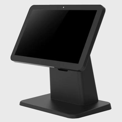 China Restaurant Supermarket Intelligent Self Service Equipment 15.6 Inch Capacitive Touch Unmanned Scan Code Ordering POS Machine for sale