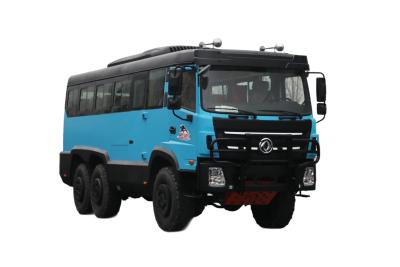 China Dongfeng 6-Wheel Drive Off-Road Commuter Bus _ 6*6 All-Terrain Forest Firefighter Personnel Transport Vehicle _ Customized Scenic Area Bus for Tourist Sightseeing for sale
