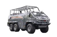 China 6WD Desert Safari Vehicle 18 Seats Off-Road Sightseeing Bus High Ground Clearance for sale