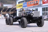 China 6x6 Protected Class III Chassis Customization | 6x6 Independent Suspension Special Vehicle Chassis | 300hp 15-ton Semi-Finished Off-Road Truck for sale