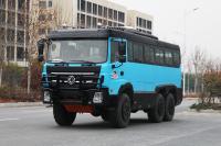 China Dongfeng 6-Wheel Drive Off-Road Commuter Bus _ 6*6 All-Terrain Forest Firefighter Personnel Transport Vehicle _ Customized Scenic Area Bus for Tourist Sightseeing for sale