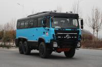 China Dongfeng 6-Wheel Drive Off-Road Commuter Bus _ 6*6 All-Terrain Forest Firefighter Personnel Transport Vehicle _ Customized Scenic Area Bus for Tourist Sightseeing for sale