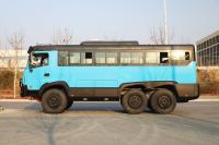 China Dongfeng 6-Wheel Drive Off-Road Commuter Bus _ 6*6 All-Terrain Forest Firefighter Personnel Transport Vehicle _ Customized Scenic Area Bus for Tourist Sightseeing for sale