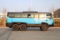 China Dongfeng 6-Wheel Drive Off-Road Commuter Bus _ 6*6 All-Terrain Forest Firefighter Personnel Transport Vehicle _ Customized Scenic Area Bus for Tourist Sightseeing for sale
