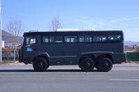 China 340HP Dongfeng 6x6 All Terrain Off Road Bus 27 Seats - Heavy Duty Passenger Vehicle for Mining Rural Transport Forest Rescue Desert Tourism for sale