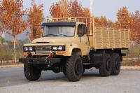 China Dongfeng 6×6 EQ2100 190hp 3.5t Tri-Axle Heavy-Duty Off-Road Durable Mining Transport Truck with Winch and Removable Tarpaulin Frame for sale