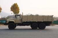 China Dongfeng 6×6 EQ2100 190hp 3.5t Tri-Axle Heavy-Duty Off-Road Durable Mining Transport Truck with Winch and Removable Tarpaulin Frame for sale