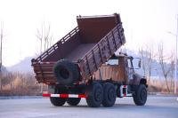 China 6x6 Dongfeng EQ2100 all wheel drive off road dump truck, 3.5 ton all terrain tipper truck for export for sale