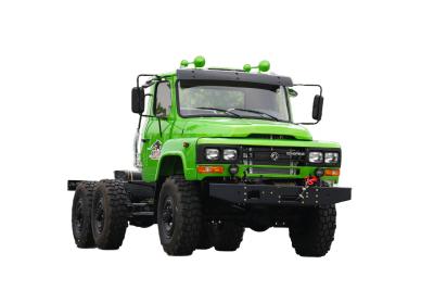China Dongfeng Long Nose 6x6 Diesel Truck Chassis _ 6*6 Classic Forward Control Special Off-Road Vehicle Chassis _ Customization of Old Dongfeng 25Y Off-Road Vehicle Chassis for sale