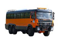 China New 6WD 21-Seat High-End Luxury Off-Road Bus_Dongfeng 210HP All-Wheel Drive Right-Hand Drive Minibus_6×6 Forest Firefighter Personnel Transport Vehicle for sale