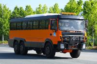 China New 6WD 21-Seat High-End Luxury Off-Road Bus_Dongfeng 210HP All-Wheel Drive Right-Hand Drive Minibus_6×6 Forest Firefighter Personnel Transport Vehicle for sale