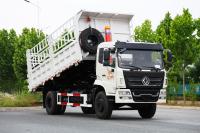 China Dongfeng 5.6m Flatbed Stake Body Dump Truck _ Single Axle High Side Stake Dump Truck _ 8-Ton Cargo Truck for Timber, Sugarcane and Grain Transportation for sale