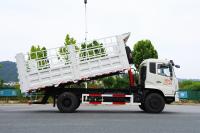 China Dongfeng 5.6m Flatbed Stake Body Dump Truck _ Single Axle High Side Stake Dump Truck _ 8-Ton Cargo Truck for Timber, Sugarcane and Grain Transportation for sale