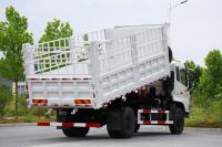 China Dongfeng 5.6m Flatbed Stake Body Dump Truck _ Single Axle High Side Stake Dump Truck _ 8-Ton Cargo Truck for Timber, Sugarcane and Grain Transportation for sale