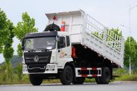 China Dongfeng 5.6m Flatbed Stake Body Dump Truck _ Single Axle High Side Stake Dump Truck _ 8-Ton Cargo Truck for Timber, Sugarcane and Grain Transportation for sale