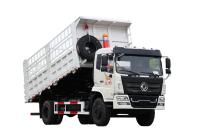 China Dongfeng 5.6m Flatbed Stake Body Dump Truck _ Single Axle High Side Stake Dump Truck _ 8-Ton Cargo Truck for Timber, Sugarcane and Grain Transportation for sale