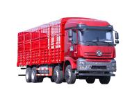 China Four-Axle 9.6m Stake Body Transport Truck _ 8×4 (4 Front 8 Rear) High Grid Side Cargo Lorry _ Export 8×4 Dongfeng 500HP Stake Truck for sale