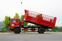 China Dongfeng 5.6m Stake Body Dump Truck _ 210 HPGooseneck High Side Dump Truck _ For Sugarcane & Timber TransportationGrain Dump Truck for sale