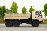 China Export Type 2.5 Ton Off Road Light Truck _ Dongfeng Mountain Cat 6x6 Camel Grey Complete Vehicle _ Reinforced Six Wheel Drive Diesel Cargo Truck for sale