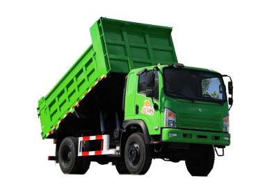 China 170 Horsepower 4 Wheel Drive Light Dump Truck _ 4×4 Dongfeng 3.8 Meter Cargo Box Tipper Truck _ Export Mini Mining Forest Area Dumper Truck for sale