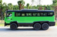 China Dongfeng 6×6 25-Seat Off-Road Passenger Bus _ Commercial Urban and Basic Configuration Rural Village Shuttle Minibus for Export _ 6*6 Forest Firefighting Troop Carrier for sale