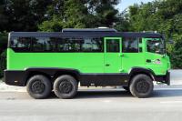 China Dongfeng 6×6 25-Seat Off-Road Passenger Bus _ Commercial Urban and Basic Configuration Rural Village Shuttle Minibus for Export _ 6*6 Forest Firefighting Troop Carrier for sale