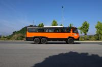 China 6×6 all-terrain off-road passenger bus for Africa export for sale