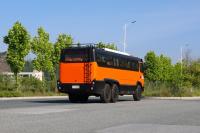 China 6×6 all-terrain off-road passenger bus for Africa export for sale