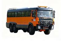 China New 6WD 21-Seat High-End Luxury Off-Road Bus_Dongfeng 210HP All-Wheel Drive Right-Hand Drive Minibus_6×6 Forest Firefighter Personnel Transport Vehicle for sale