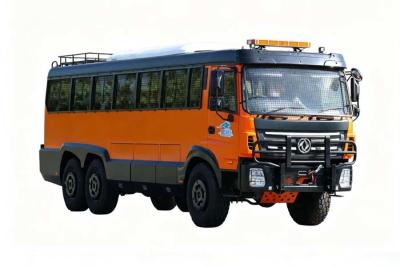 China New 6WD 21-Seat High-End Luxury Off-Road Bus_Dongfeng 210HP All-Wheel Drive Right-Hand Drive Minibus_6×6 Forest Firefighter Personnel Transport Vehicle for sale