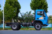 China 4×2 Flat‑Head Heavy‑Duty Truck Chassis For Export Modification for sale