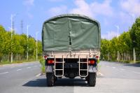 China 170‑HP Flat Cab 6x6 Off‑Road Cargo Truck With Tarpaulin Cover for sale