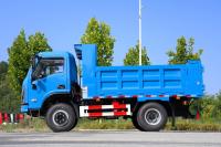 China 4×2 Flat‑Head Light‑Duty Dump Truck with B140‑33 Engine for sale