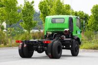 China 4×4 Flat‑Nose Light Green Chassis, 170HP Off‑road Class‑2 Truck Chassis for Export for sale