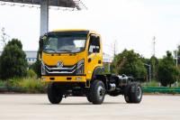 China 140HP 4WD Flathead Type Class 2 Truck Chassis for Custom Modification & Export for sale