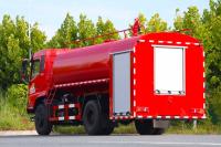 China Export 4x2 260HP 10m³ Water Tank Fire Truck, EQ3186GP6 for sale