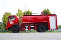 China 4x2 170HP 7m³ Export Water Tank Fire Truck for Overseas Fire Rescue & Road Maintenance for sale
