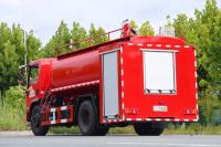 China 4x2 170HP 7m³ Export Water Tank Fire Truck for Overseas Fire Rescue & Road Maintenance for sale