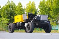 China 11 Tons 4WD Off-Road Chassis with Independent Suspension & Counterweight | 330hp, For Global Export for sale