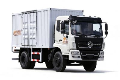 China 4×2 Dongfeng Flat-Nose Box Van Truck with Weichai 210HP Engine for export for sale