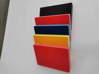 China 13mm 4x8ft Red Color PVC Foam Board With Glossy Surface For Signage for sale