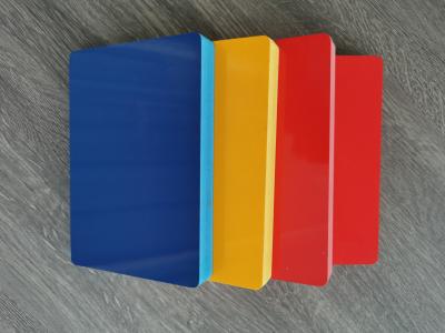 China 15mm 4x8 PVC Foam Board , T19001 Blue Glossy Foam Board for sale